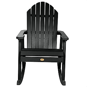 Highwood AD-RKCH6-BKE Hamilton Rocking Chair, Black
