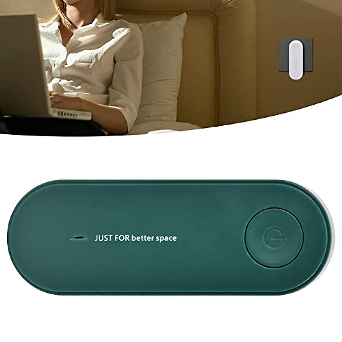 Janzoom Air Purifier, ABS Material, Automatic Operation, 20 Million Negative Ions, Air Filter with Plug and Ions (US Plug)