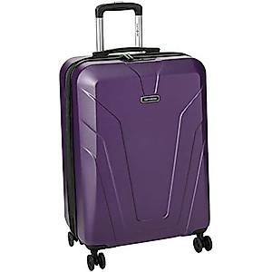Samsonite Frontier Spinner Ladies Medium Purple Polycarbonate Luggage Bag TSA Approved Q12050002