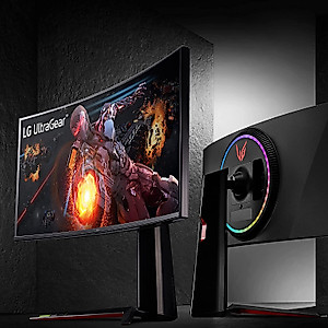 LG 34GP950G-B 34" Ultragear QHD (3440 x 1440) Nano IPS Curved Gaming Monitor - (Renewed)