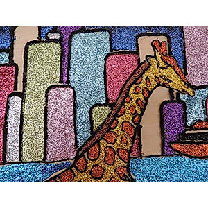 Giraffe through the city