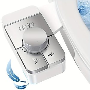 Generic Bidet Attachment for Toilet - Ultra-Slim Self Cleaning Fresh Cold Water Sprayer Bidets for Existing Toilets Seat with Dual Nozzle for Feminine and Posterior Wash, 24062212
