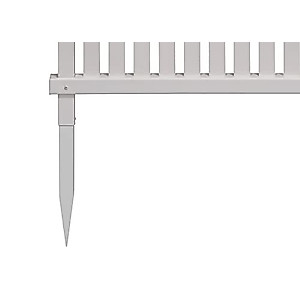 Enclo Privacy Screens ZP19008 Wilmington Vinyl No Dig Privacy Fence Screen Kit, 36in W x 48in H, White, 2 Panels