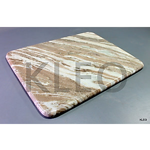 KLEO Marble Chopping Board Cutting Board Cheese Board Cheese Platter Kitchen Appliance Wine Serve-Ware Birthday Anniversary Corporate Gift (9" x 12" - Beige)