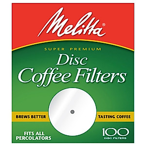 White Disc Coffee Filter