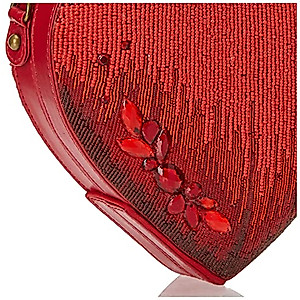 Mary Frances Fall in Love Top Handle Handbag, Red