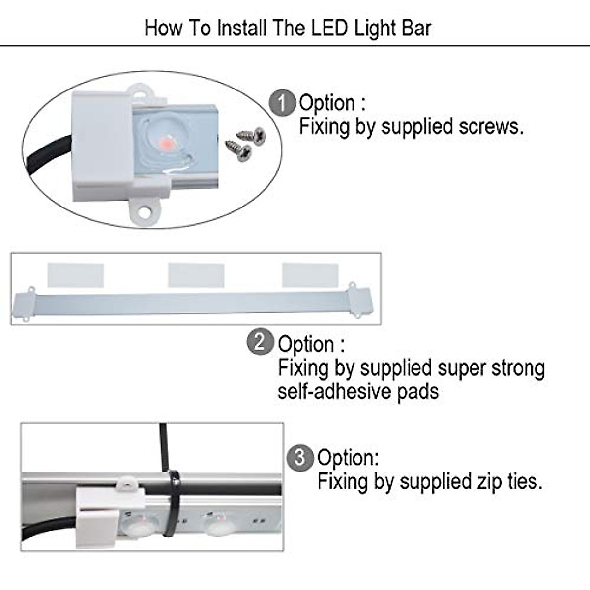 Grow Light Strip Kit 45W, 4 pcs 16 Inches LED Grow Light Strips with Extension Cables, Mounting Accessories for Greenhouse, Grow Shelf. Perfect for Indoor Growing-(4-Strip-Kit)