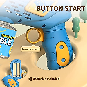 2 Sets Bubble Machine Gun, Bubble Gun with Lights/Bubble Solution, Bubbles Machine for Kids Toddlers, Summer Toy Gift for Outdoor Indoor Birthday Wedding Party - Pink Bubble Makers