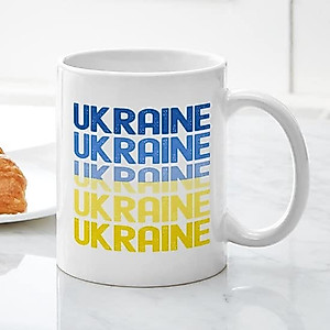 CafePress Ukraine Mugs Ceramic Coffee Mug, Tea Cup 11 oz