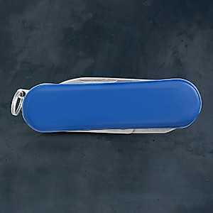 MAXAM Multi-Function Army Knife - Blue Mini Multi-Tool, Pocket Knife with Scissors