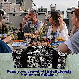 Insulated Food Carrier, Casserole Carrier for Hot or Cold Food, Insulated Casserole Carrier, Casserole Dish Carrier