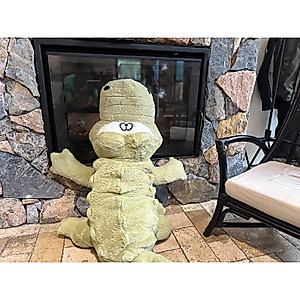 Hofun4U Alligator Plush Pillow, 61 inch Alligator Stuffed Animal, Home Decoration Christmas Valentine’s Birthday Gift for Boys Girls Adults Kids (Green)