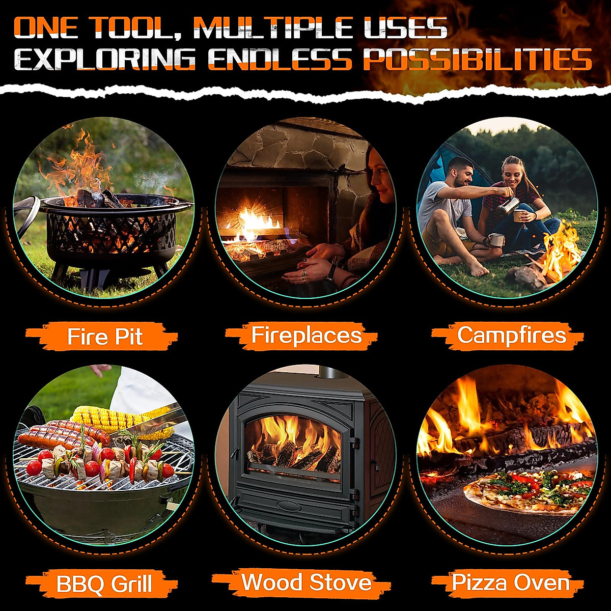 SUNLIFER Fire Starter Squares for Campfires: All Weather Camping Fire Starters Cubes | Quick & Odorless Firestarters for Fireplaces | Wood Stove | Grills | Fire Pit | BBQ - 48 Count