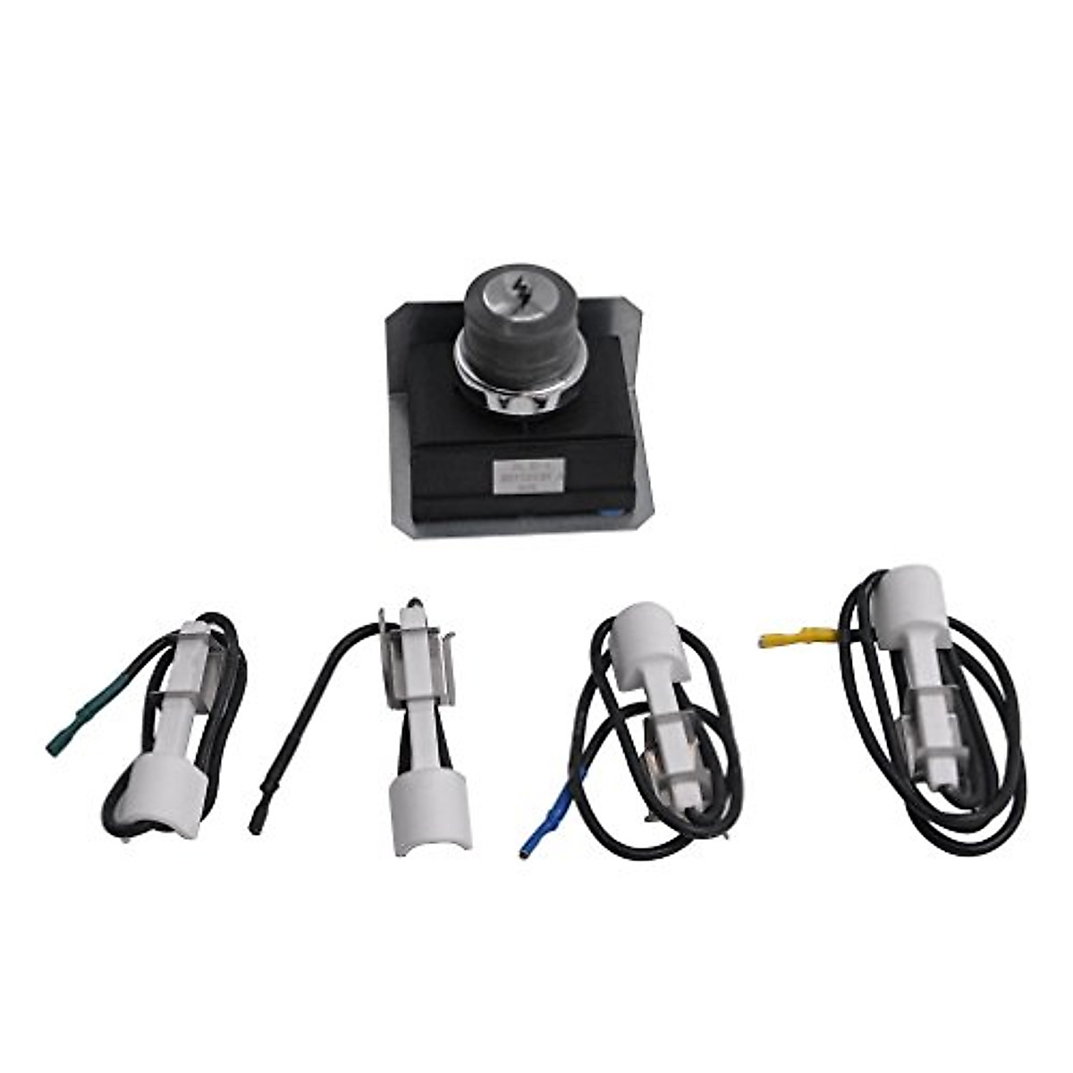 only fire 7629 Igniter Kit Fits for Weber Genesis 300 Series Propane Gas Grill with Front Mounted Control Panel (2011 - Newer), Electronic Igniter, Electrodes Ignition Kit Replacement