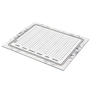 Post-it Super Sticky Printed Weekly Calendar, Marble, 6.5x7.8 in (BC-DSKCAL-MRBL)