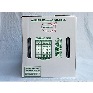 Miller Shingle 18 Inch Rebutted and Rejointed (R&R) Sanded Cedar Sidewall Shingles Primed 1 Square Carton