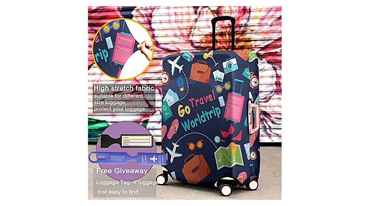 Durable Luggage Cover Protector for 18-20" Suitcases