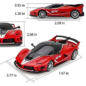 Bestview Remote Control Car for Kids 2.4Ghz Officially Licensed 1:24 Scale Compatible Ferrari FXX K EVO Electric Sport Racing Hobby Toy Vehicle RC Car Gift for Boys Girls Adult