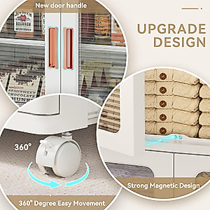 GONGQIN Stackable Storage Bins 23 Gal, Plastic Foldable Storage Box for Collapsible Room Clothes Organizers and Storage(3 PACK)