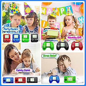 TGIQROVE Video Game Party Favors, Video Games Keychain, Birthday Gaming Party Gifts, Mini Game Console for Kids Classroom Prizes, Goodies Bags Stuffer, Backpack (12Pcs)