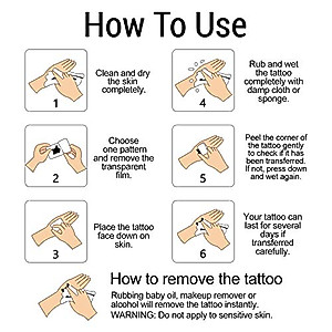 WAVEJOE Football Face Temporary Tattoos, Football Party Favor Supplies for Super Bowl Birthday Party Decoration（6 Sheets）