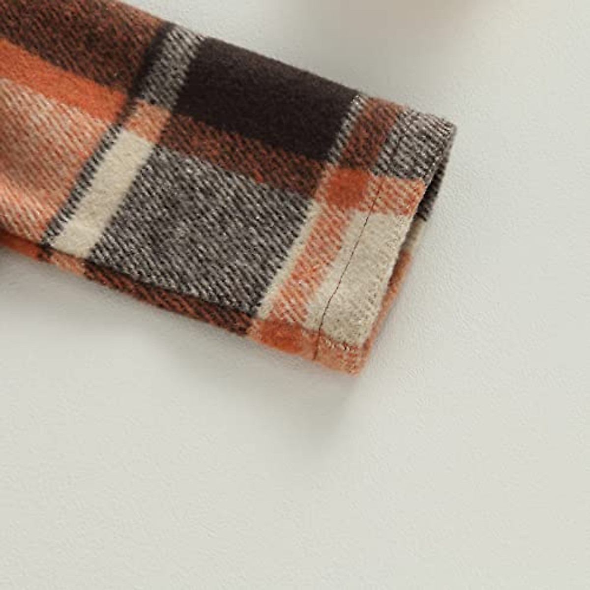 WALLARENEAR 2PCS Toddler Baby Girl Lapel Long Sleeve Button Down Plaid Jackets + Spaghetti Strap Dress Sets (Brown, 2-3 Years)