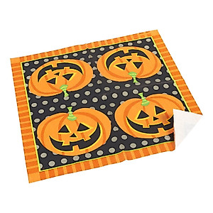 Juvale 144-Piece Halloween Plates and Napkins Party Supplies with Pumpkin Cups and Cutlery, Fun Themed Halloween Party Supplies Set for Celebrations with Friends and Family (Serves 24)