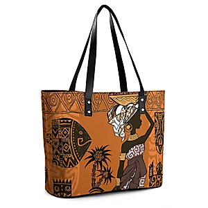 Womens Handbag African Woman Leather Tote Bag Top Handle Satchel Bags For Lady