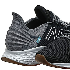 New Balance Men's Fresh Foam Roav V1 Sneaker, Black/Light Aluminum, 11 W US