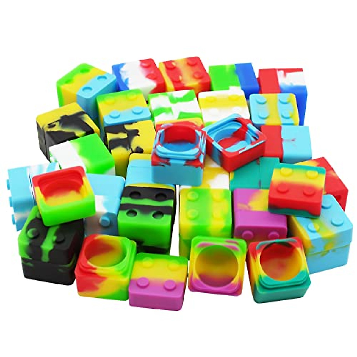 Pearwell 9ml Silicone Containers Concentrate Sealed Oil Non-stick Jars (10)