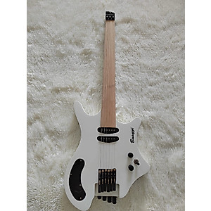 4 String Bass/ 6 String Lead Headless Fretless Bass Busuyi Guitar Right