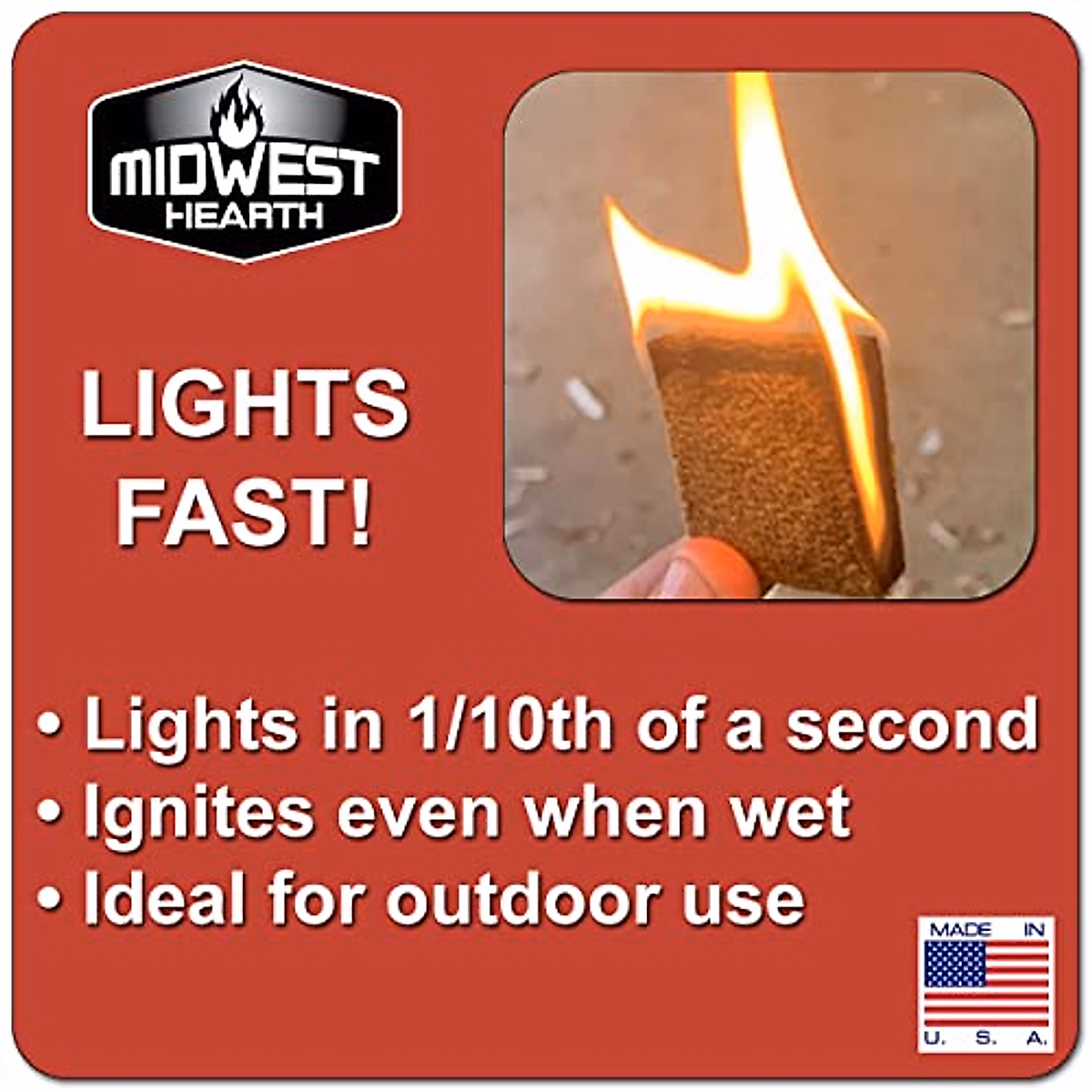 Fire Starter Squares Quick-Light Non-Toxic (144-count)