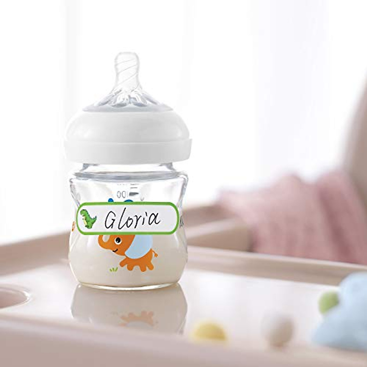 128pcs Baby Bottle Labels - Waterproof & Durable