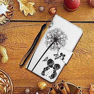 MTQLX Wallet Case for Oppo Reno 6 PRO Plus 5G Premium Luxury Flower Pattern Woman PU Leather Wallet Case with [Kickstand][Wrist Strap],for Oppo Reno 6 PRO Plus 5G (#06)