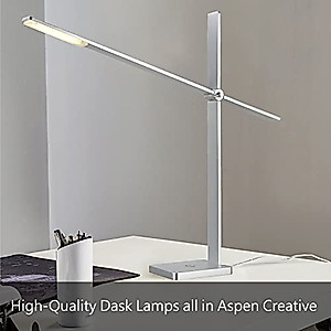 Aspen Creative 40083-8, 1-Pack Set-1 Light Candlestick Table Lamp, Contemporary Design in Satin Nickel, 19 1/2" High, Stars