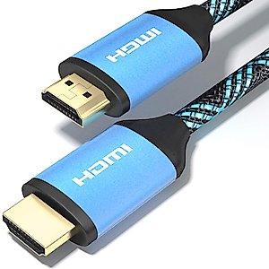 FASTSEVEN 4K HDMI Cable 3ft 2 Pack, High Speed HDMI Cable 2.0, Gold Connectors, 4K @60Hz, UHD, 2160P, 1080P, ARC, HDCP, hdmi to hdmi, for Laptop, Monitor, Projector, PS4, PS5, Xbox, Apple TV & More