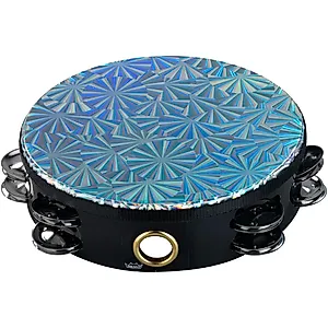 Remo Tambourin Pinwheel Prizmatic 8", 8 Pair Jingles TA-4208-43, Black (833478)