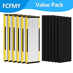 FCFMY 6 Packs FLT4825 H13 True HEPA Replacement Filter B Compatible with Technologies Air Cleaner Purifier AC4300BPTCA, CDAP4500BCA, AC4825, AC4850PT, AC4820, AP2200CA