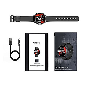 DIPIUS Smart Wearable Device Smart Talking Watch KR™ Men's and Women's Sports Music Smartwatch 1.32 Inch 280mAh Blood Oxygen Heart Rate Tracker Watch smartwatch