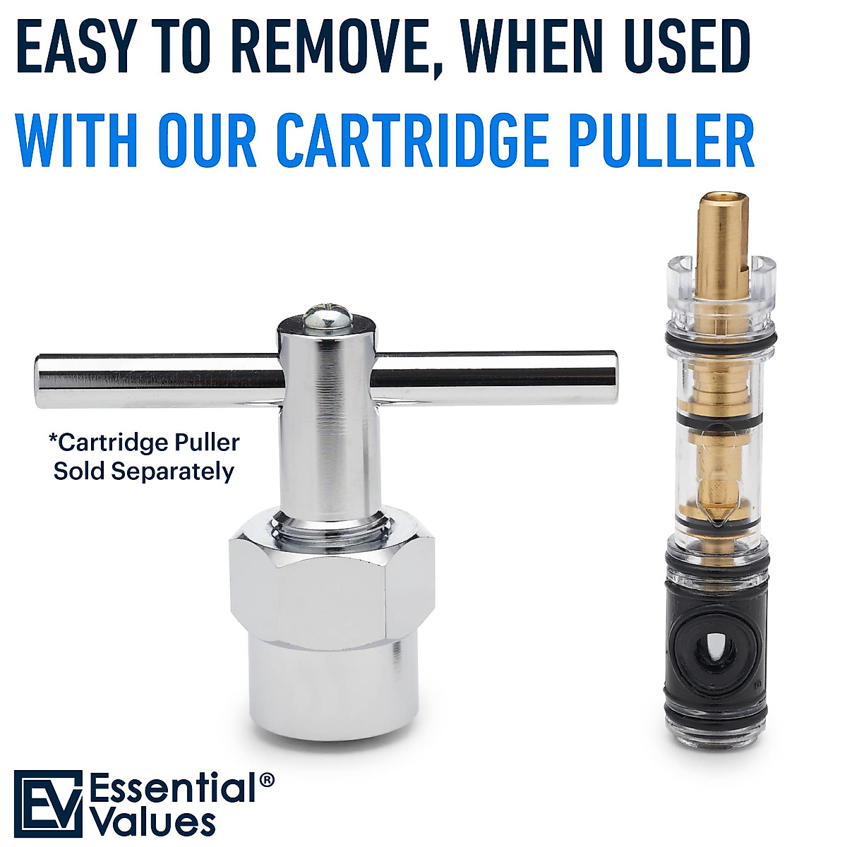 1225 Replacement Cartridge for Moen – Aftermarket Replacement Compatible with One Handle Kitchen and Bathroom Sink Faucets, Slick Polished Finish | Made from the Markets Finest Metal