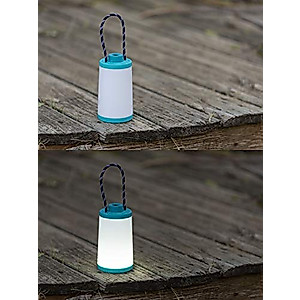 Enbrighten, Teal, 2 in 1 LED Combo Lantern, Flashlight, Task Light, Battery Operated, 200 Lumens, High/Low/Off, Table Lamp, Desk, Camping, Emergency, Storm, 57809