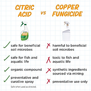 Earth's Ally Disease Control for Plants Ready-to-Use 24 oz | Fungicide Spray Treatment for Powdery Mildew, Blight, Black Spot, Fungus - Use for Plant & Rose Diseases & More