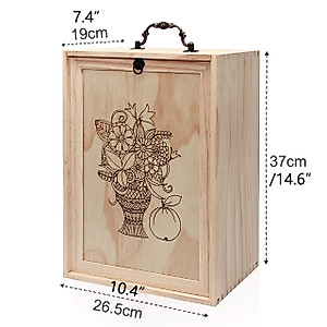 Essential Oil Bottles Storage for 112 Bottles, Essential Oil Travel Storage Box- Removable Dividers Fits 5ml, 10ml, 15ml, 30ml Bottles, Tubes, Accessories and More EO Products(Update Version)