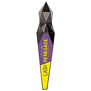 wet n wild Lash Renegade Waterproof Mascara, Brazen Black, 0.28 Ounce,C135A