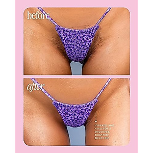 Truly Beauty Cooka Concentrate Ingrown Serum - Ingrown Hair Treatment for Bikini Area - Smoothing and Soothing After Shave Formula - Heals Razor Burn, Nicks, and Ingrowns - 0.7 OZ