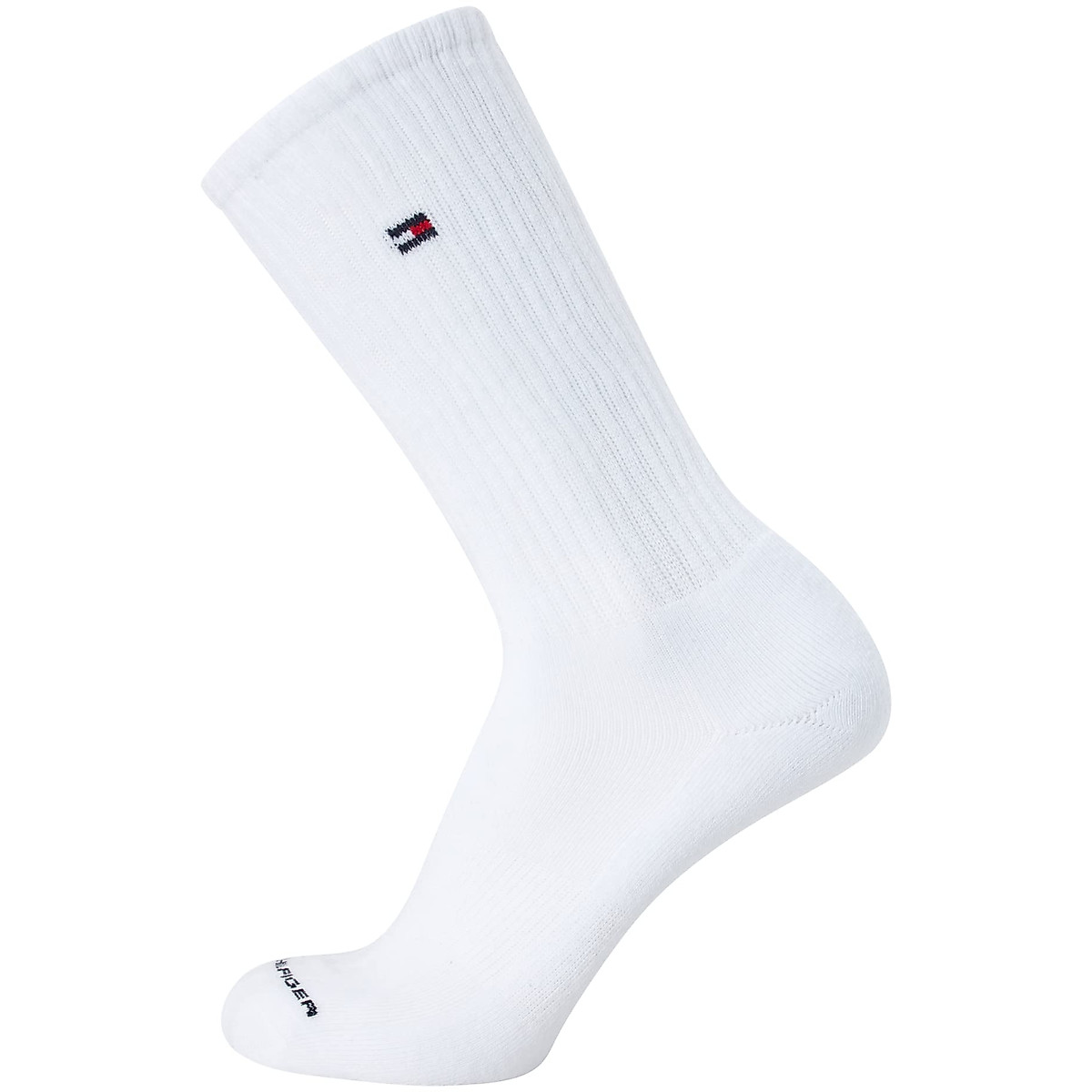 Tommy Hilfiger Men's Athletic Socks - Cushioned Crew Socks (10 Pack), Size 7-12, Black/White/Grey