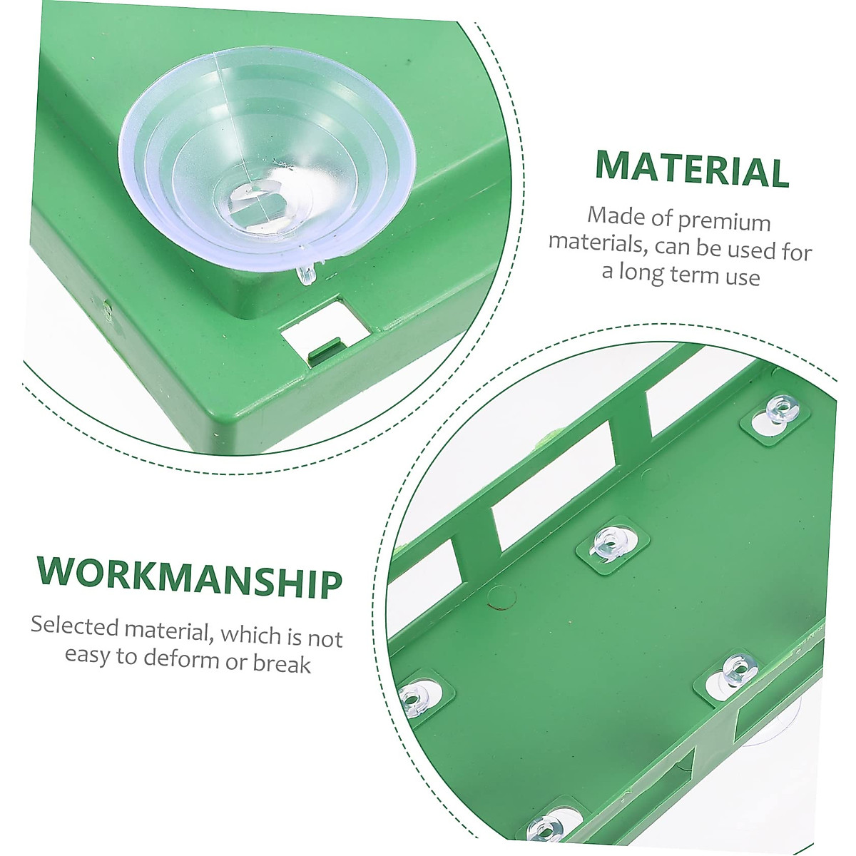 SEWACC 8 Pcs Flower Mud Sucker Dinner Table Decor Flower Mud Holder Coffin Tray Table Trays for Eating Flower Centerpiece Tray Flower Foams Tray Floral Tray Flowers Flower Stand Plastic