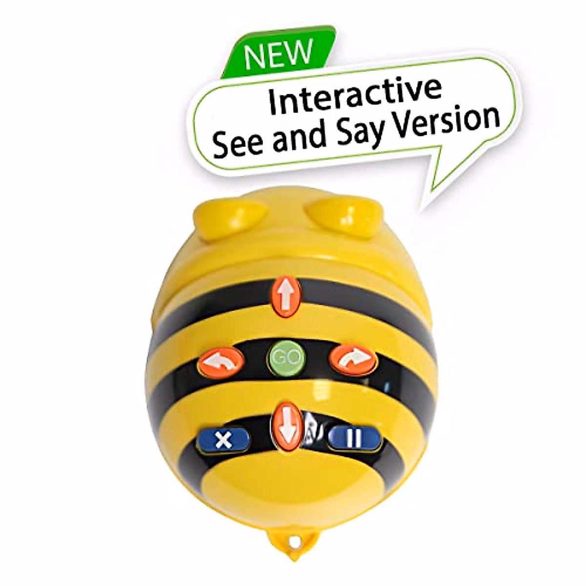 Bee-Bot See and Say Coding Toy for Kids, Interactive Rechargeable Floor Robot Gift for Children, Programmable Educational STEM Learning Toys for Students
