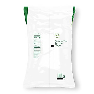 Amazon Fresh, Restaurant Style Tortilla Chips, 20 Oz (Previously Happy Belly, Packaging May Vary)