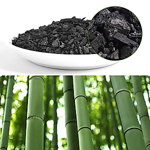 2 Pack Bamboo Charcoal Fridge Deodorizer, the Safer and Healthier Refrigerator Deodorizer for Home Use, Last For 3 Years